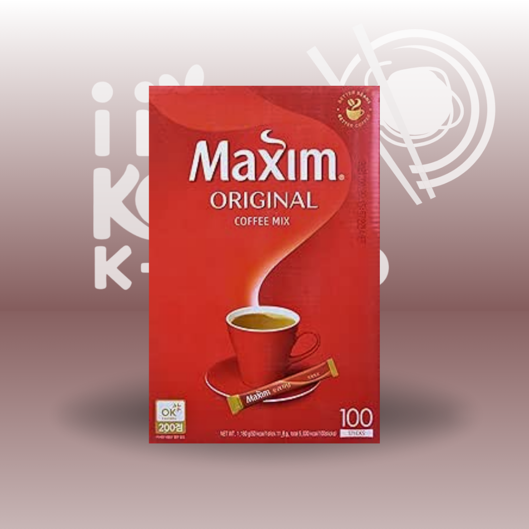 CAFE MAXIM ORIGINAL CAJA CON 100 STICKS – I like korean k-food